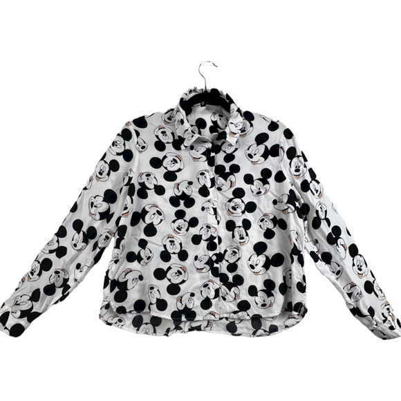 H&M Divided | Shirts & Tops | Hm Divided Mickey Mouse Disney Button ...